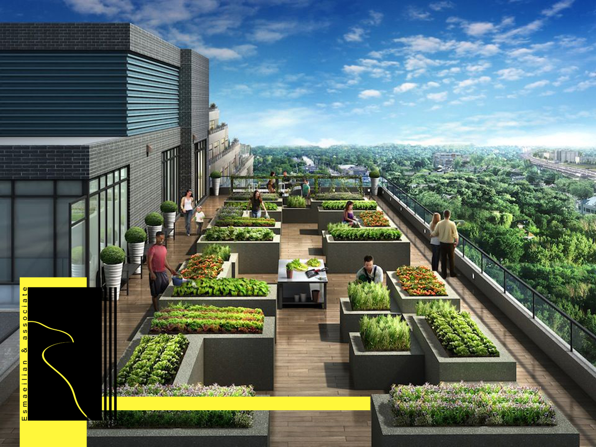 Roof Garden Design Style – Khesht o Khorshid